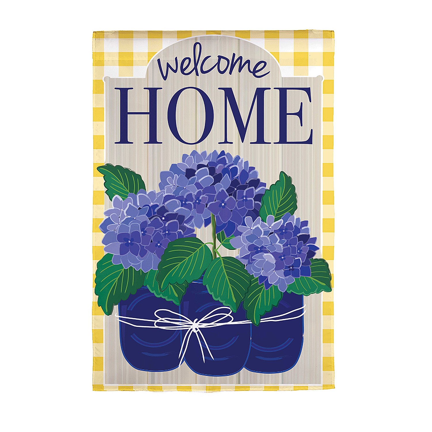 Evergreen Garden Flag Welcome Home Hydrangeas Double Sided Indoor ...