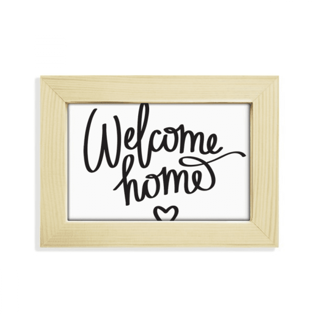 Welcome Home Quote Desktop Decorate Photo Frame Picture Art Painting ...