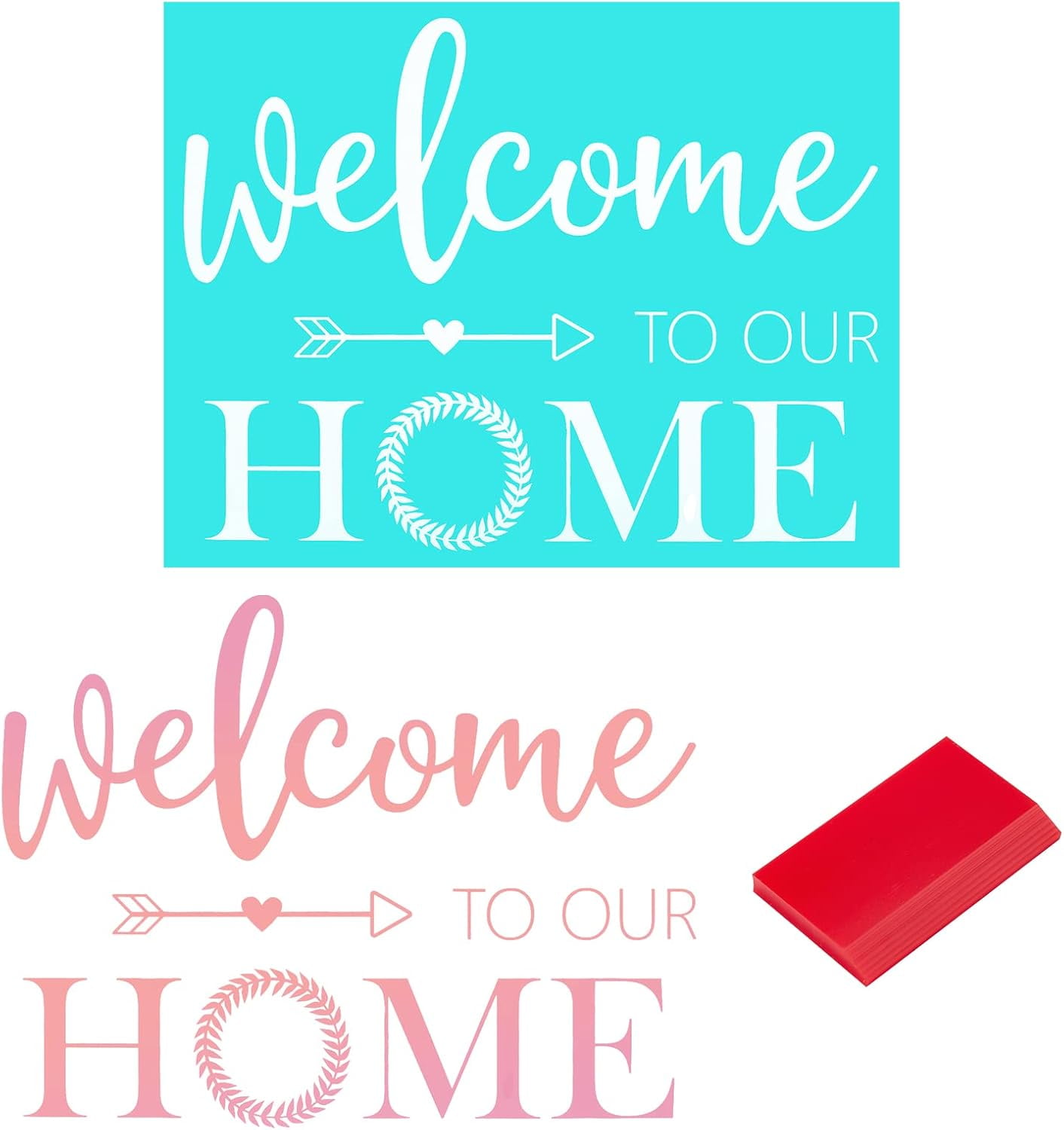 Welcome Home Silk Screen Stencils Kit Include Self Adhesive Silkscreen ...