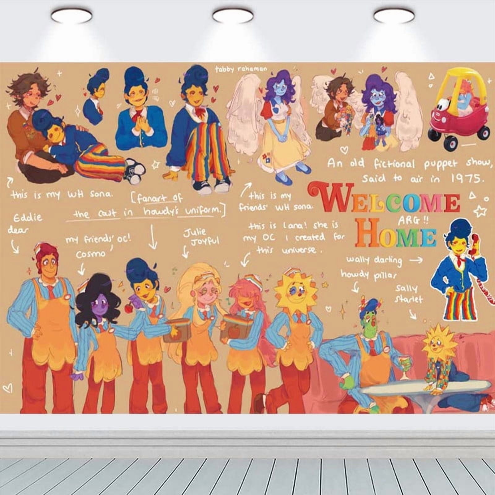 Welcome Home Wally Darling Party Supplies Taspestry Poster Banner ...