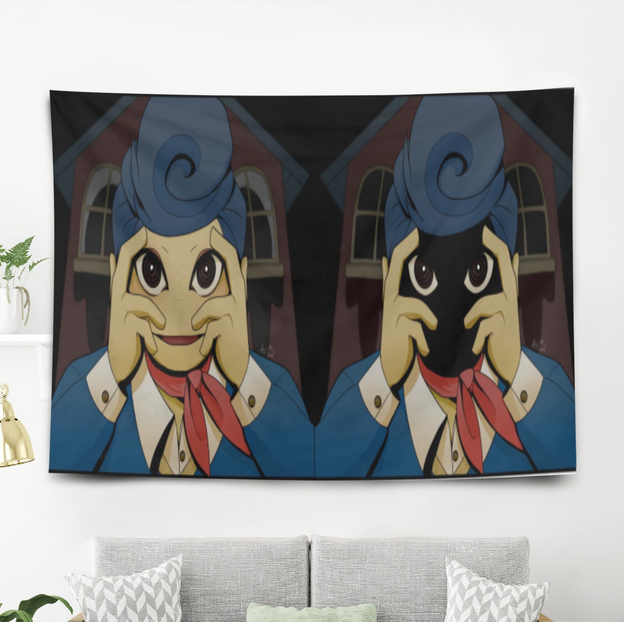 Welcome Home Wally Darling Tapestry Gift Wall Hanging Backdrop for Room ...