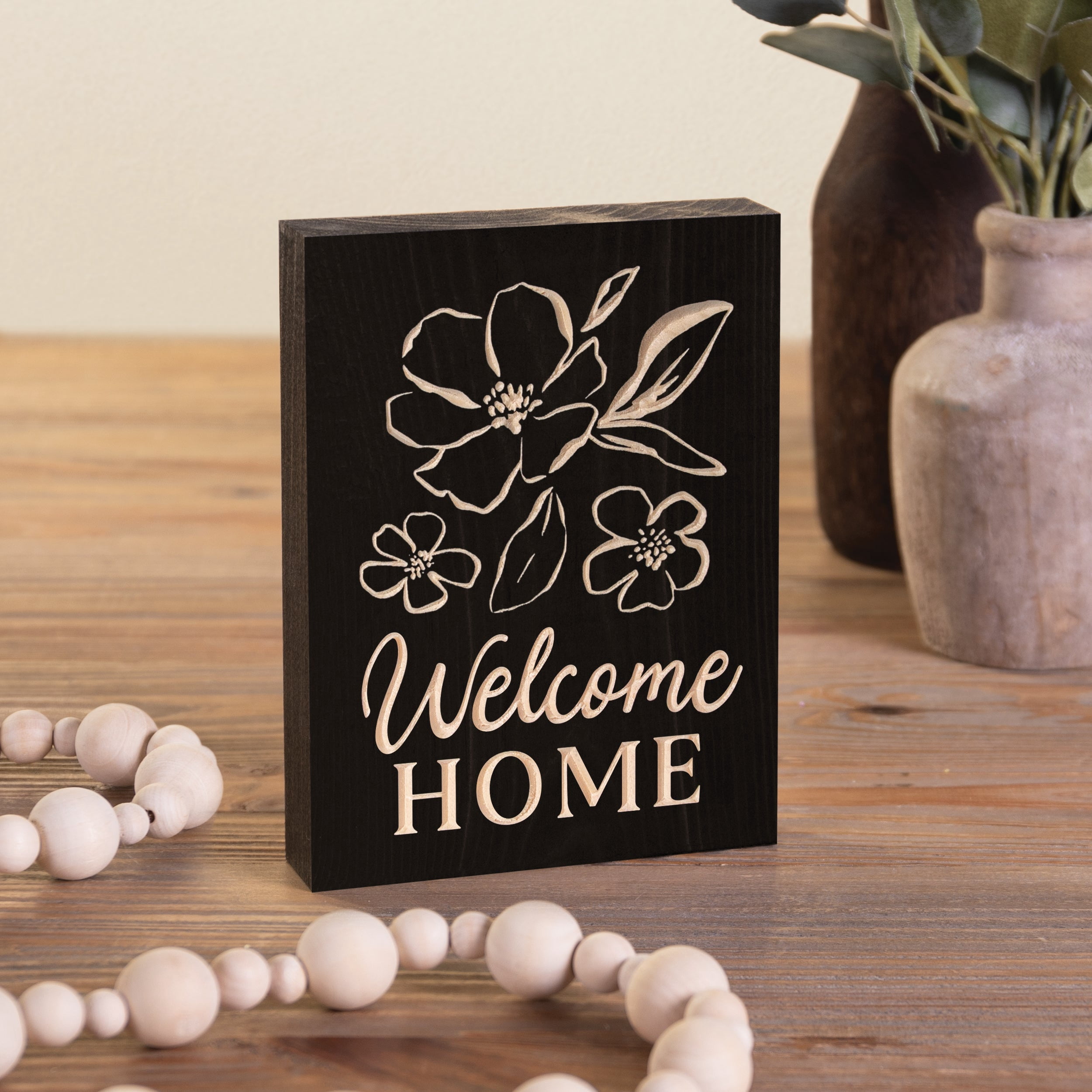 Welcome Home Word Block - Walmart.com