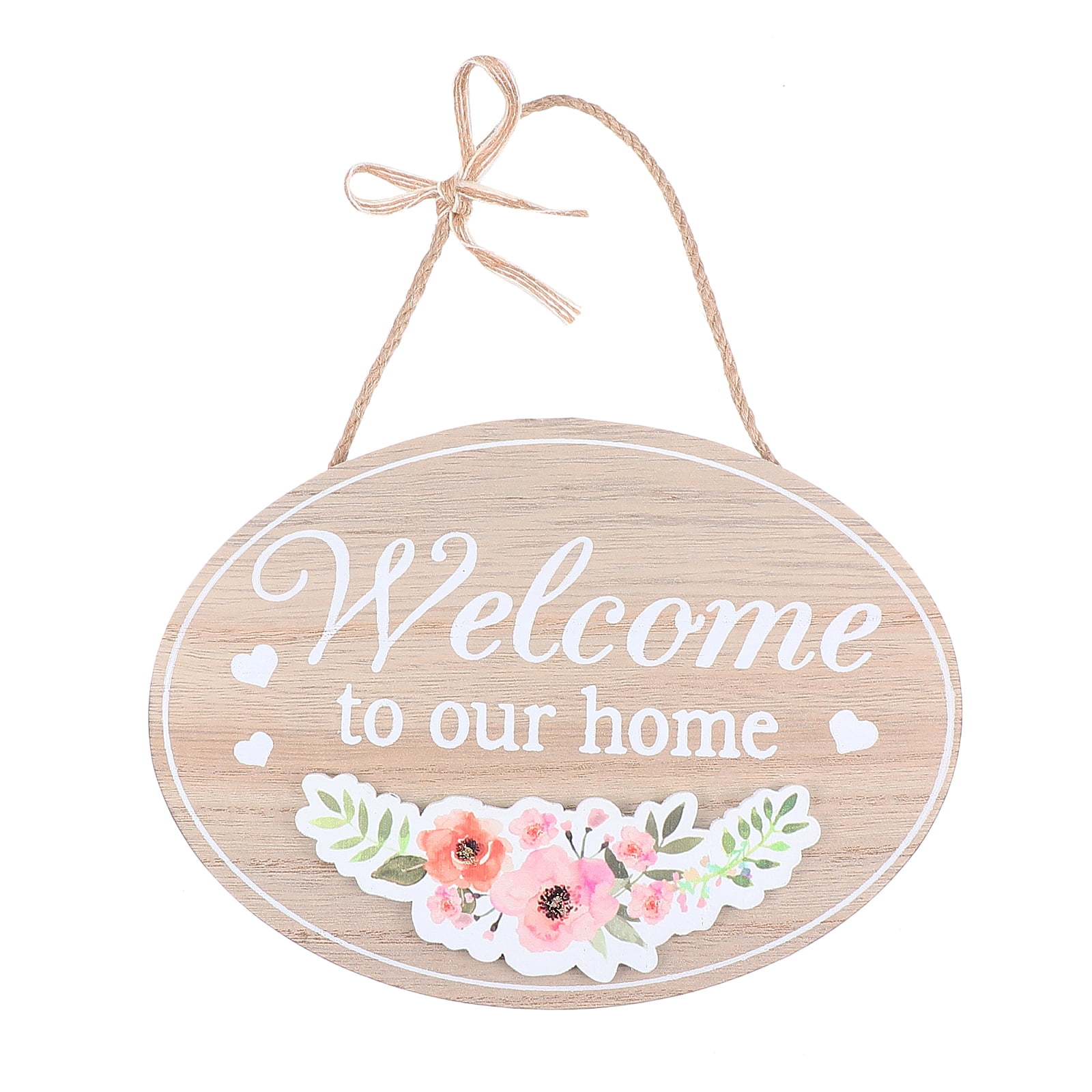 Welcome House Number Hanging Board Retro Welcome Board Hanging Signs ...