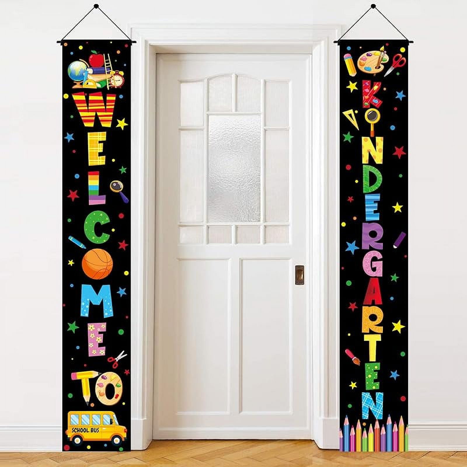 Welcome to Kindergarten Banner,Welcome to Kindergarten Decorations ...