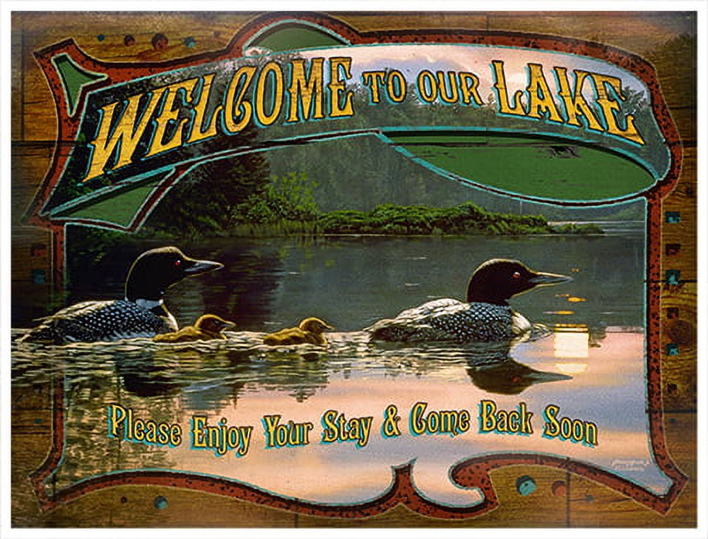 Welcome To The Lake Private Paradise Loon Lake 2 [3 Pack] of Vinyl ...