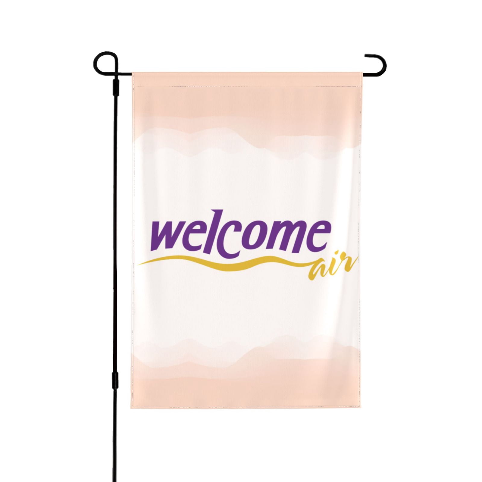Welcome Logo Garden Flag 12.5 X 18 Inch Double Sided, Decorative Flag ...