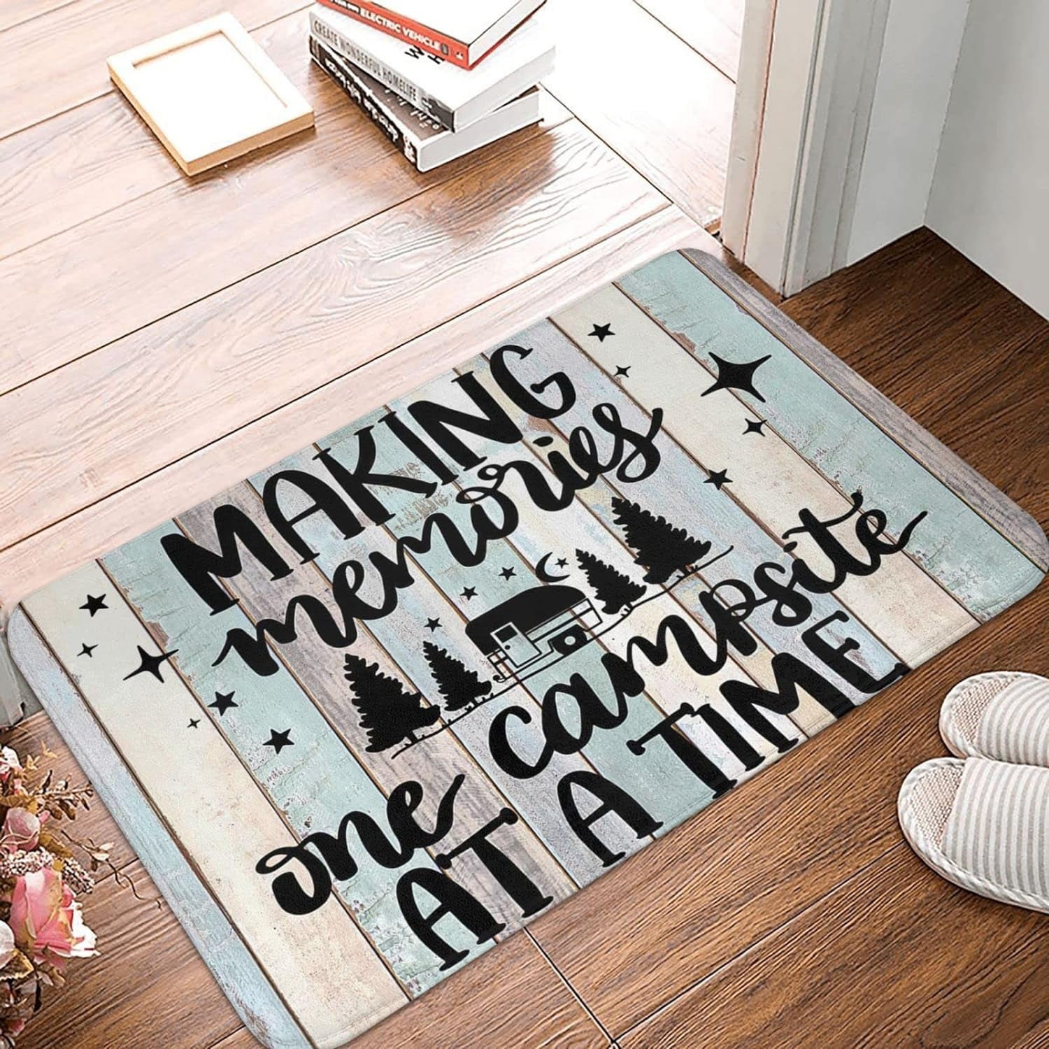 Welcome Mat Aesthetic Making Memories One Campsite at A Time32"x20 ...