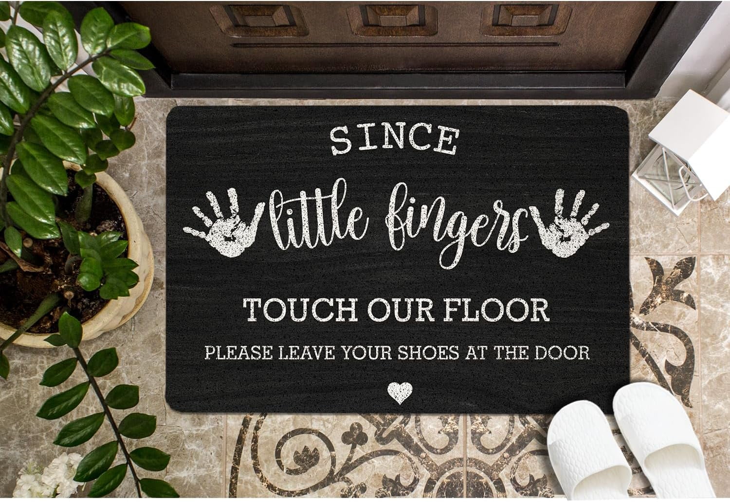 Welcome Mat for Front Door Outdoor Entry Please Remove Your Shoes ...