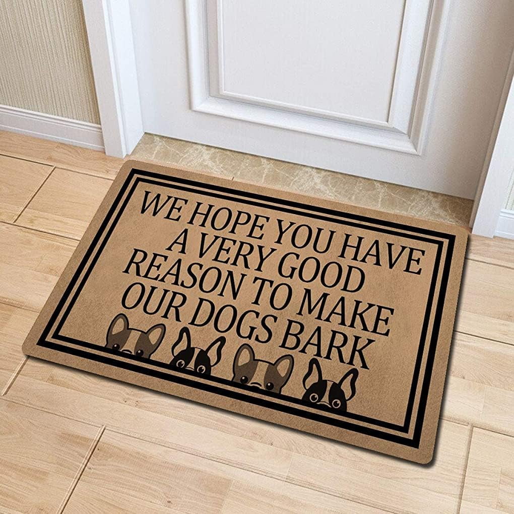 Welcome Mat Funny Doormat for Entrance Way Indoor Mats No Slip Kitchen ...