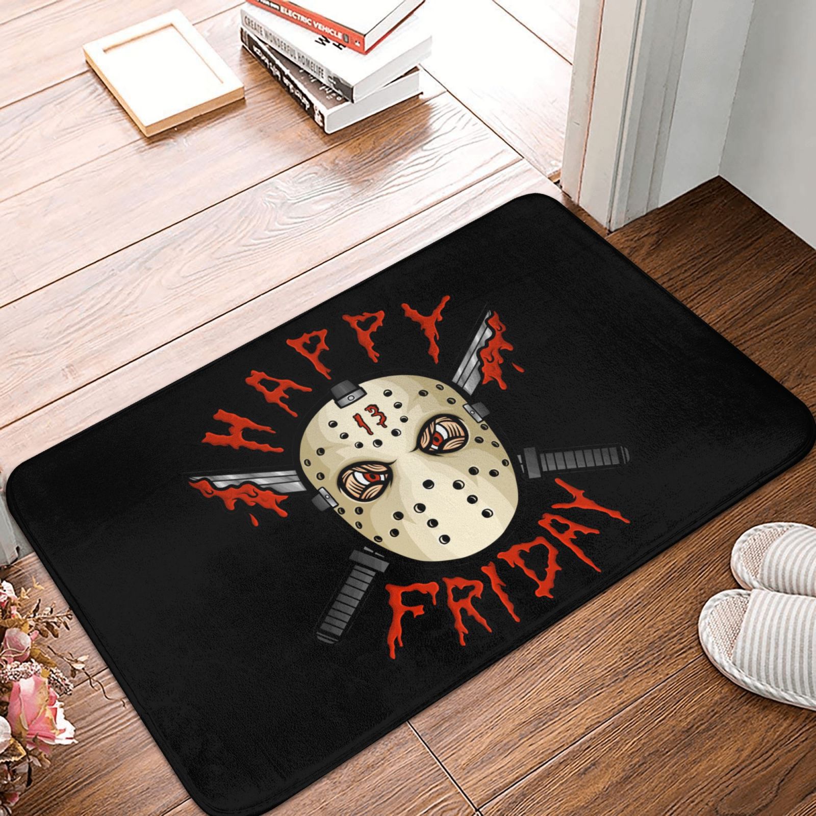 Welcome Mat Indoor Entrance Doormat Jason Voorhees Friday the 13th ...