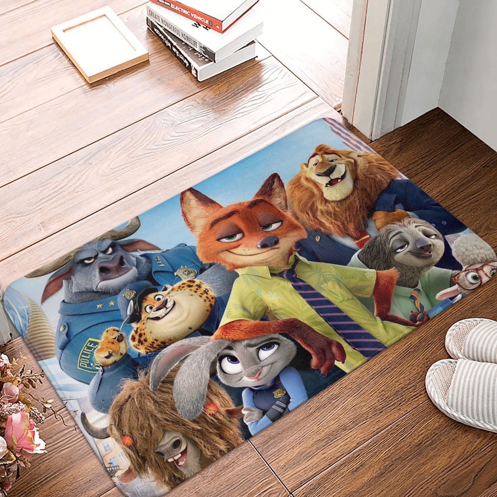 Welcome Mat Indoor Entrance Doormat Zootopia Front Porch Door Mat Home ...