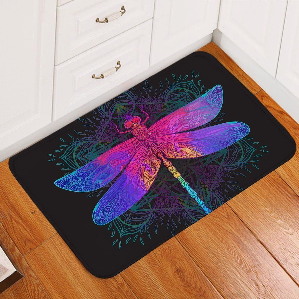 Welcome Mat Mutated Dragonfly 20 x 32 Inch Doormat Outdoor Entrance ...
