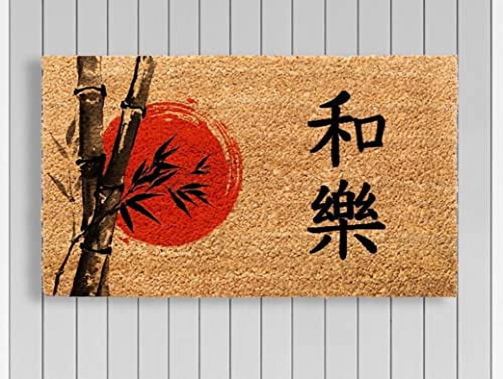 Welcome Mats for Front Door Outdoor Entry Japanese Japanese Culture ...