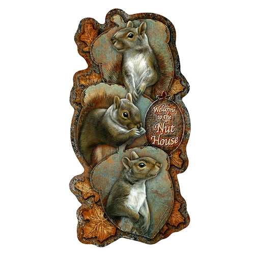 Welcome To The Nut House Novelty Sign | Indoor/Outdoor | Funny Home ...