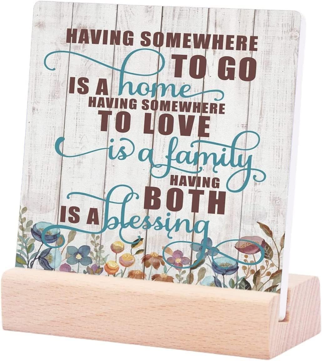 Welcome to Our Home Decor, Vintage Inspirational Motivational Motto ...