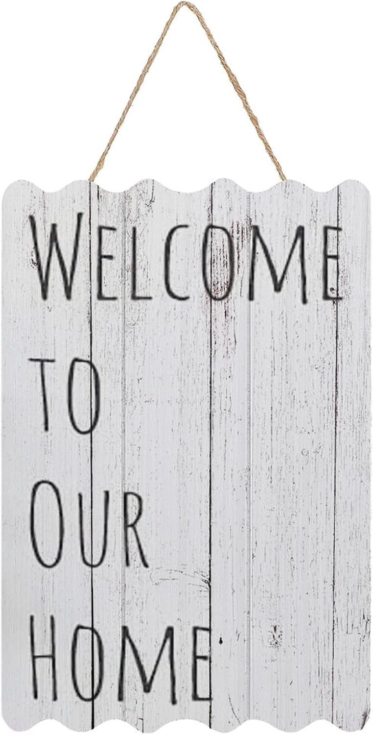 Welcome to Our Home Farmhouse Sign Welcome to Home Sign Home Rustic ...