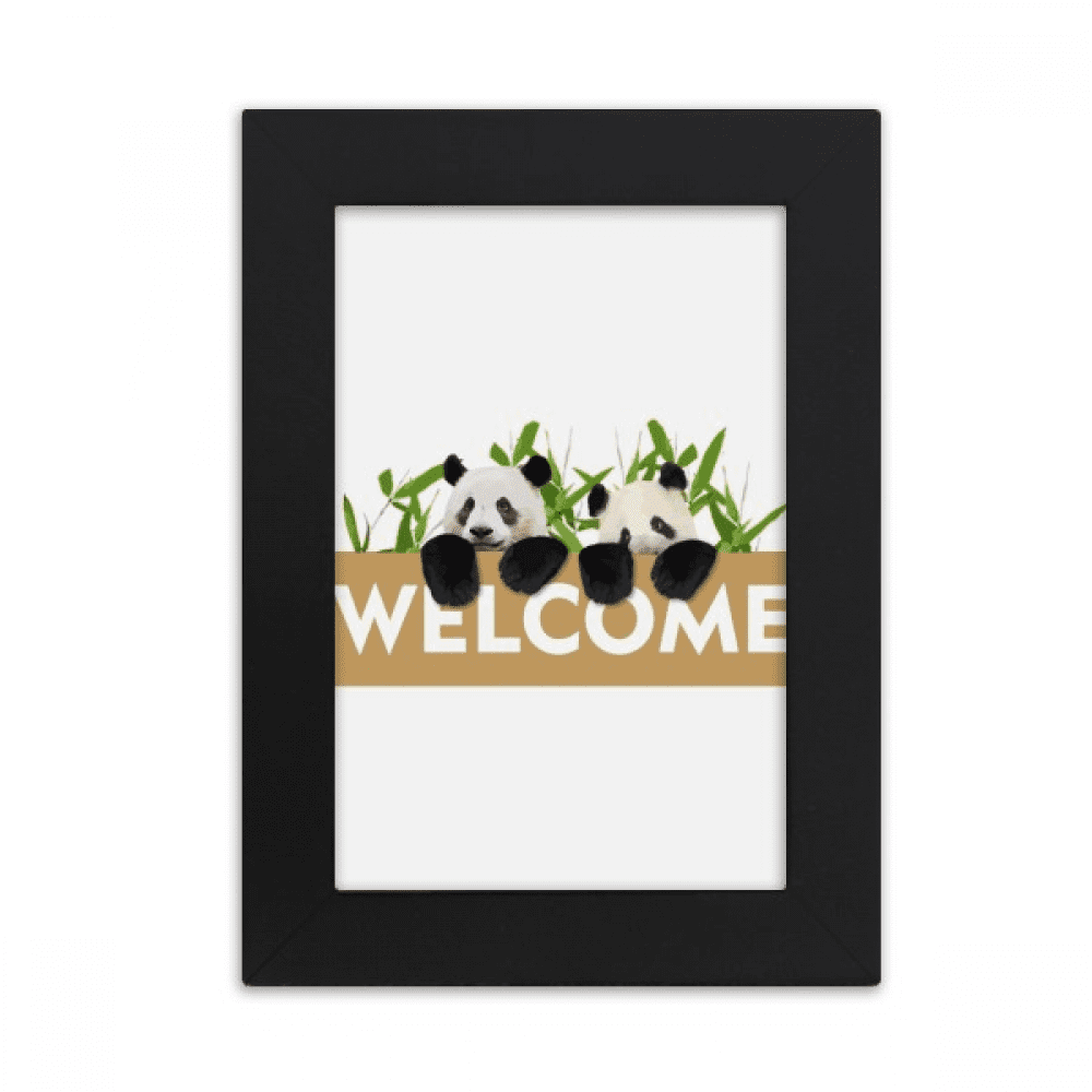 Welcome Panda Host Show Art Deco Fashion Desktop Photo Frame Picture ...
