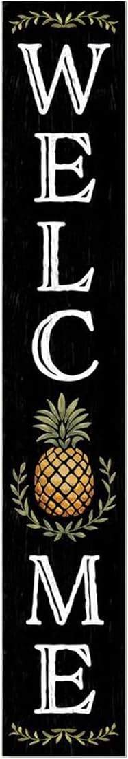 Welcome With Pineapple Sign for Front Door, 4ft Tall Front Porch Decor ...