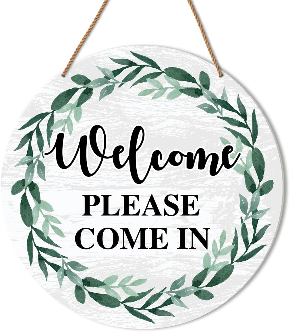 Welcome Please Come in Welcome Sign for Front Door, Home Office ...