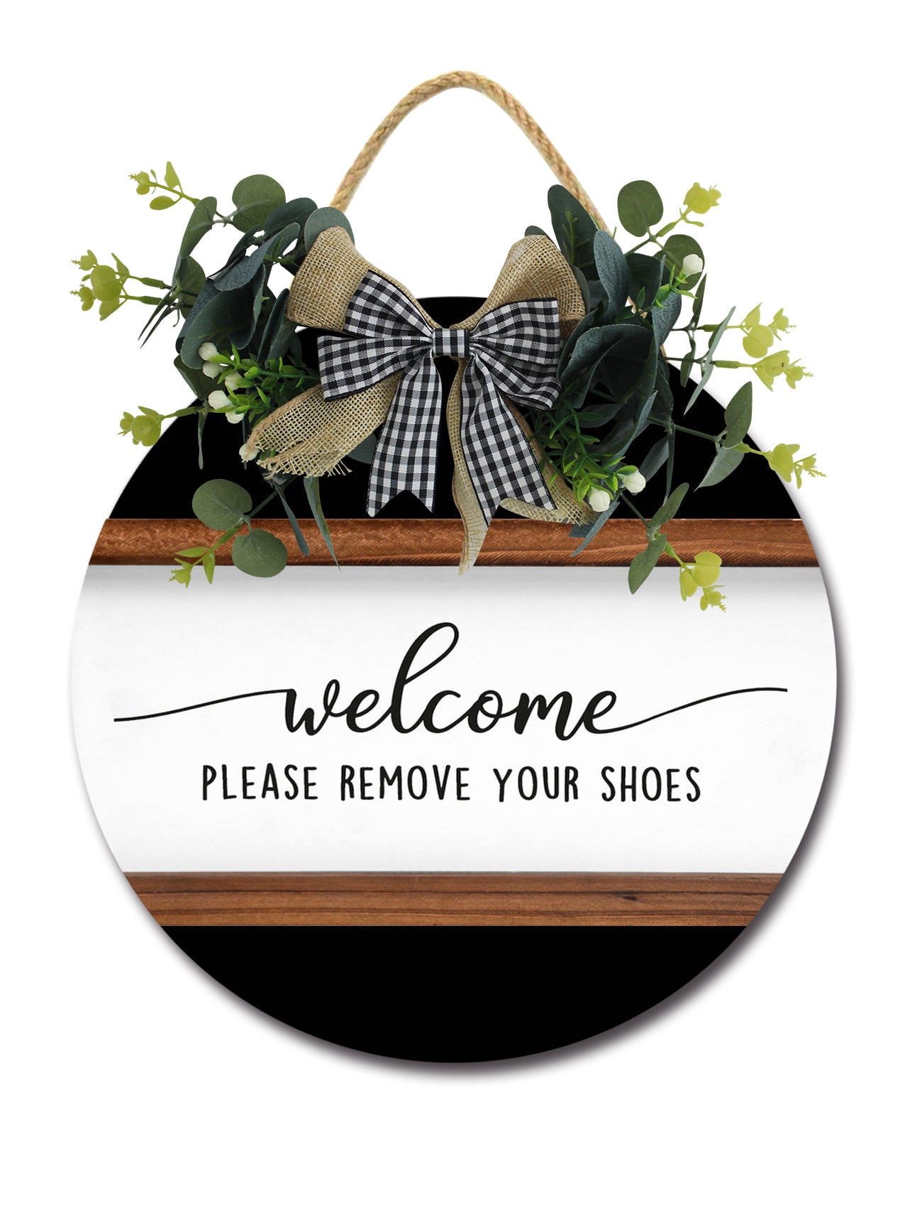 Welcome Please Remove Your Shoes Sign Front Door Porch Decorations ...