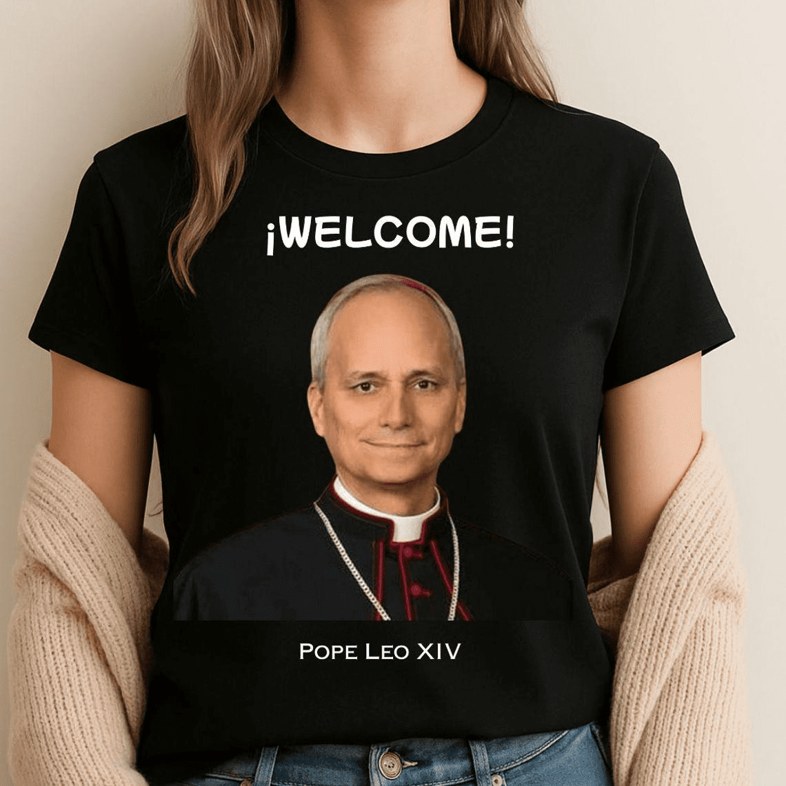 Welcome Pope! Leo! XIV PNG– New Pope 2025 Catholic Gift, Vatican ...