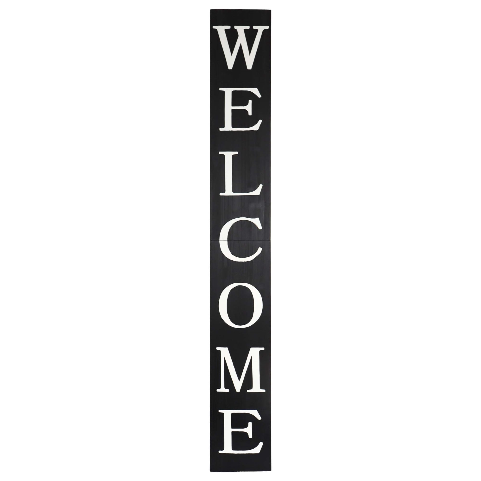 Welcome Porch Sign 72 - BLK - BiFold - Walmart.com