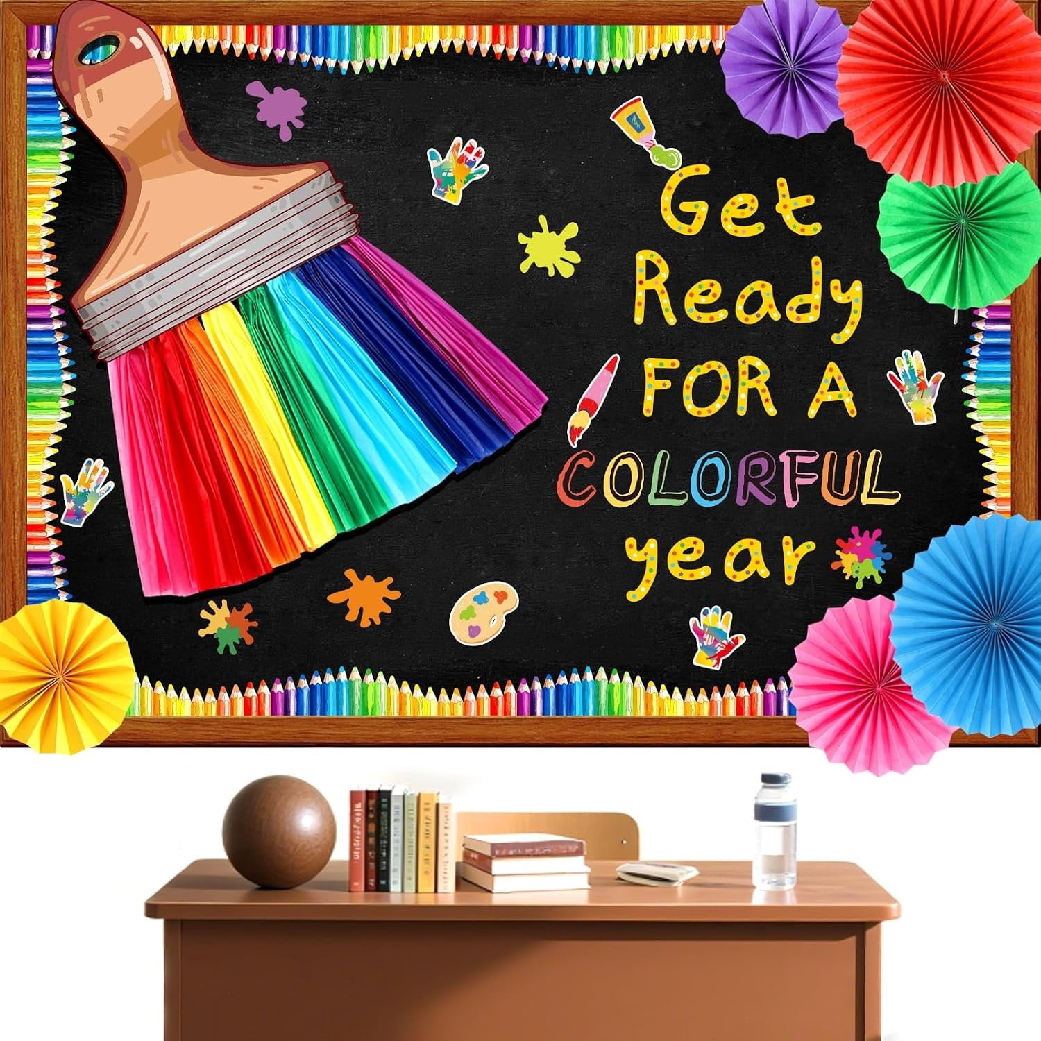 Welcome to School Bulletin Board Decorations, Art Classroom Door Decor ...