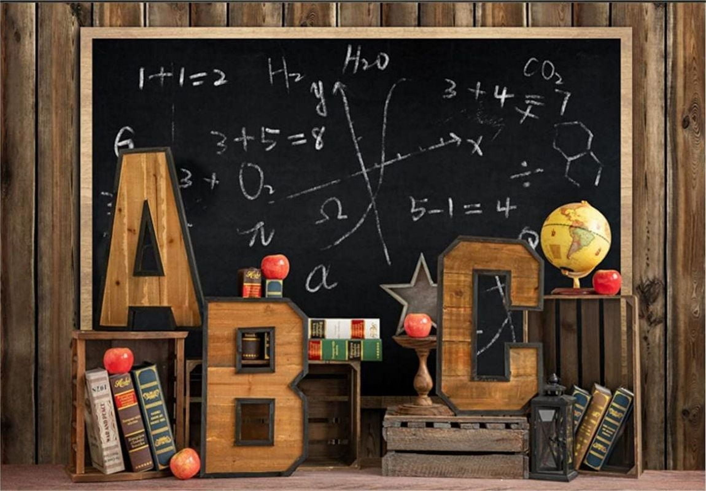 Welcome School Classroom Colorful Wood Wall ABC Surprise Custom ...