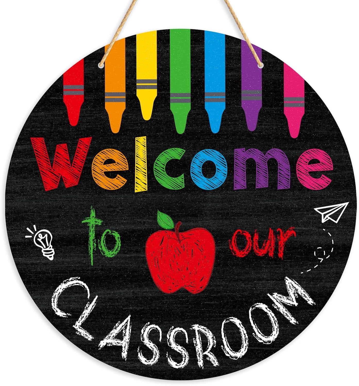 Welcome Sign for Classroom - 11.5" Coloful Welcome to Our Classroom ...