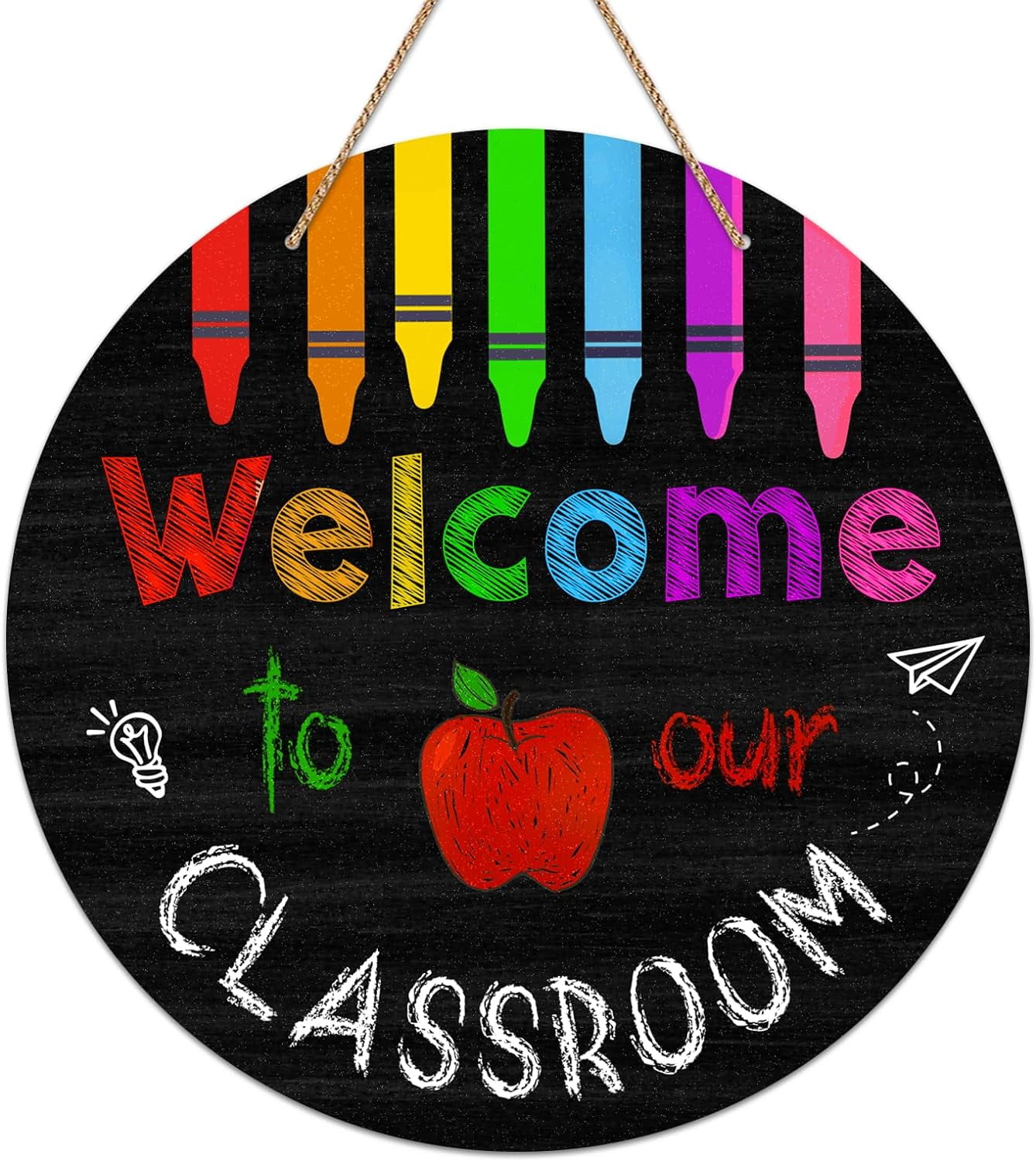 Welcome Sign for Classroom Door Decorations 11.5" Welcome to Our ...
