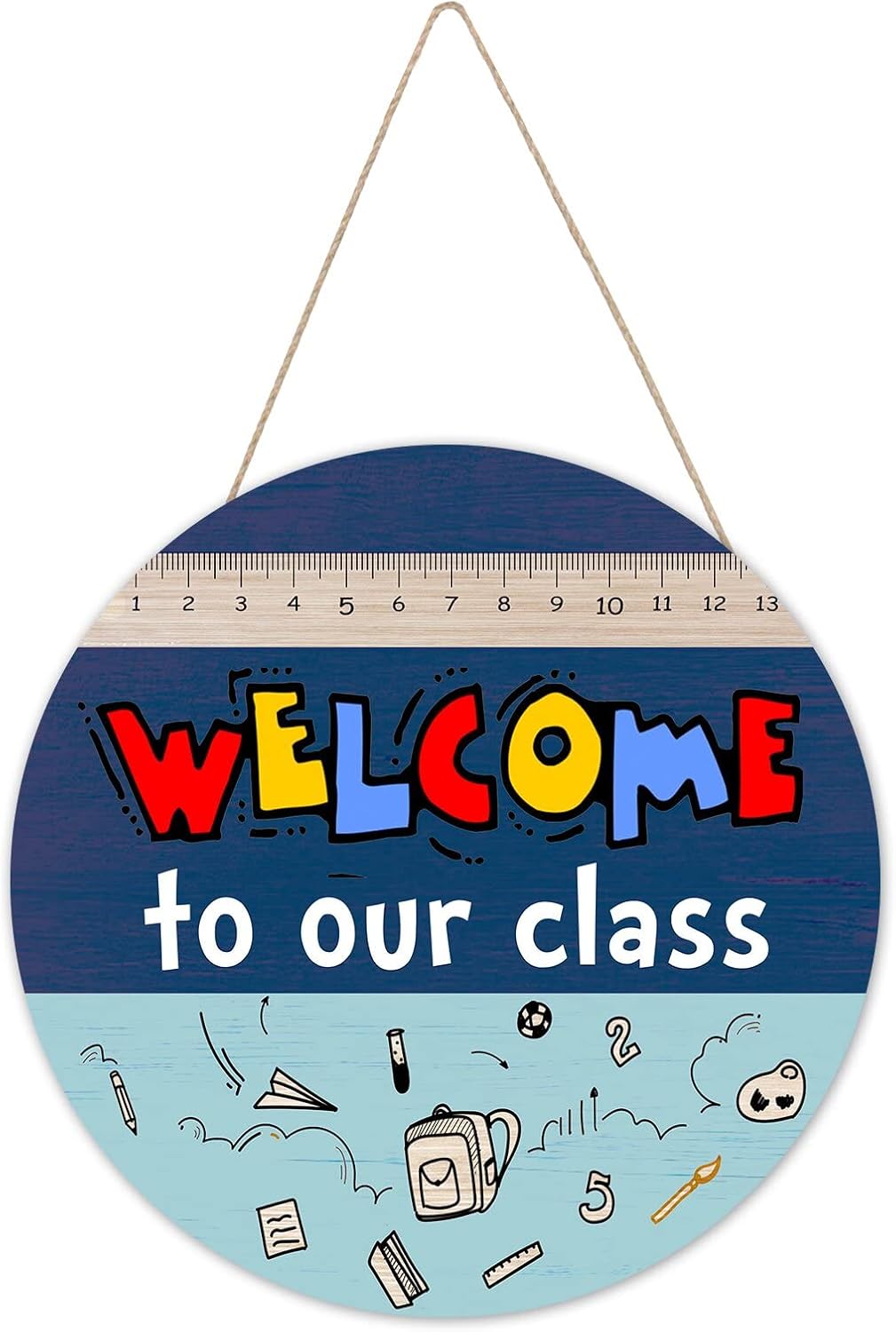 Welcome Sign for Classroom Door Decorations 12" Welcome to Our ...