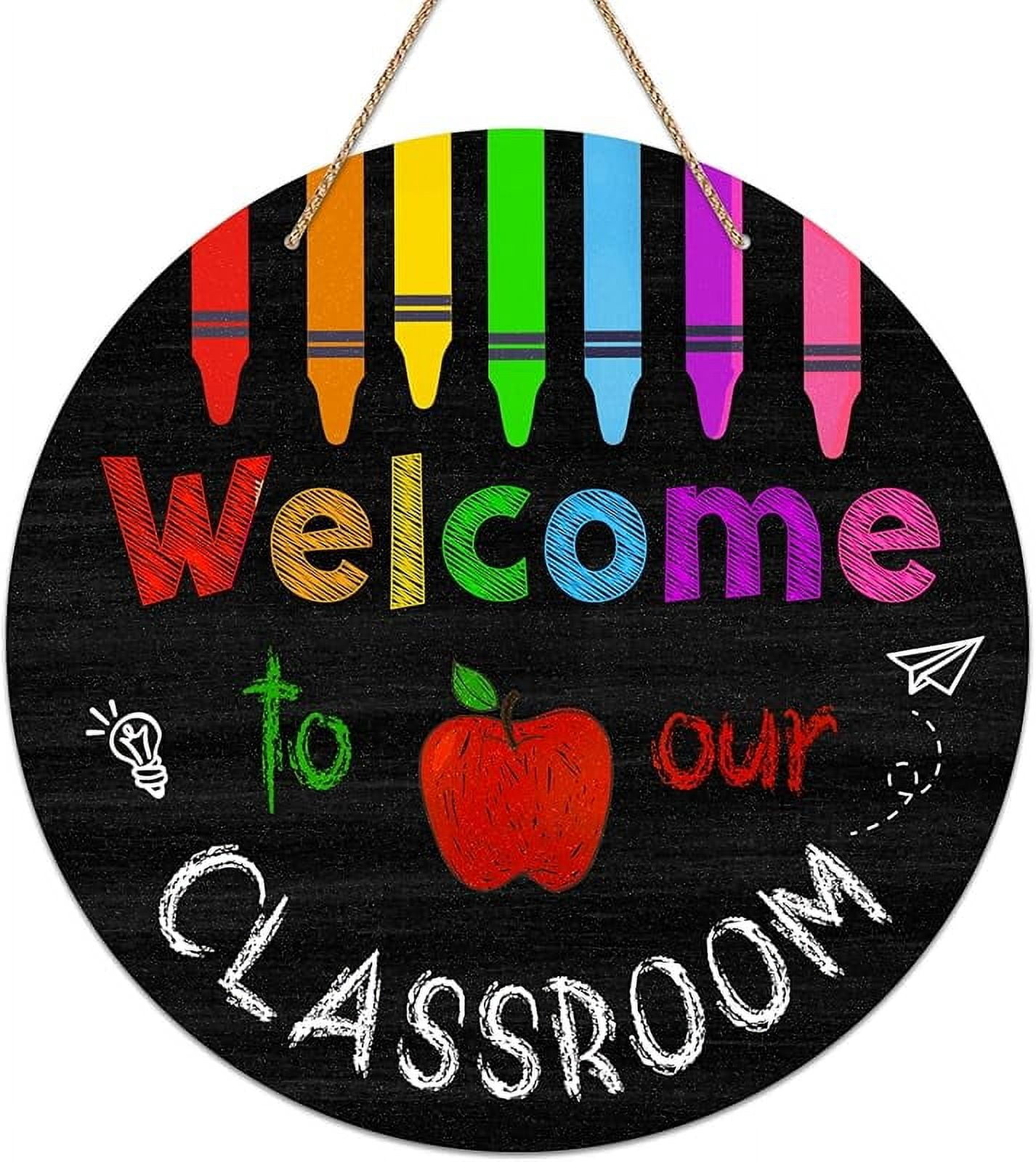 Welcome Sign For Classroom Door Decorations Personalized Welcome To Our ...