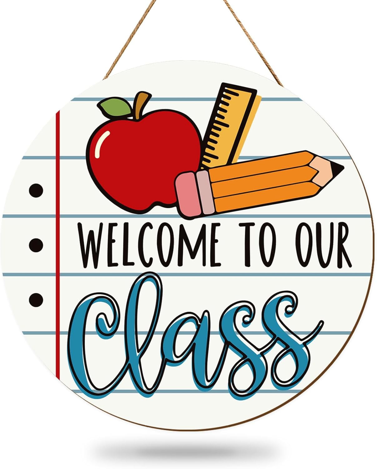 Welcome Sign for Classroom Door Decorations 12" Welcome to Our ...