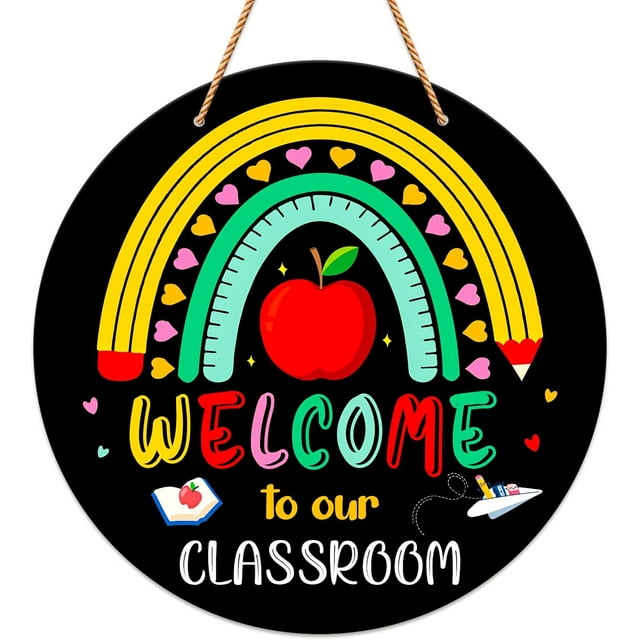 Welcome Sign for Classroom Door Decorations Welcome to Our Classroom ...