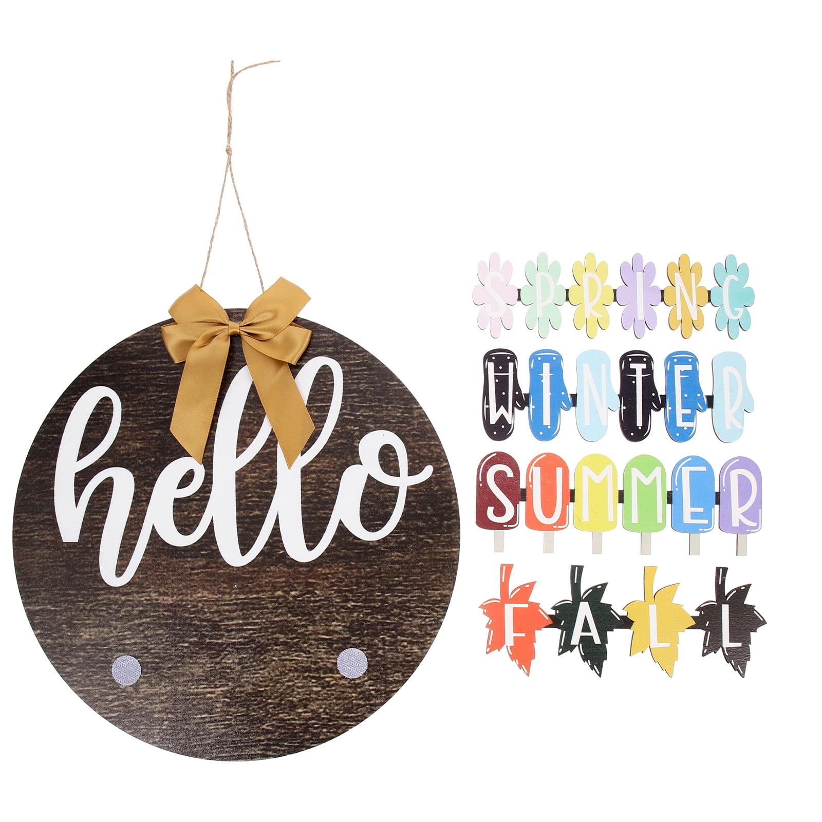 Welcome Sign Decorative Hanging Board Made of Material for Door Decor ...