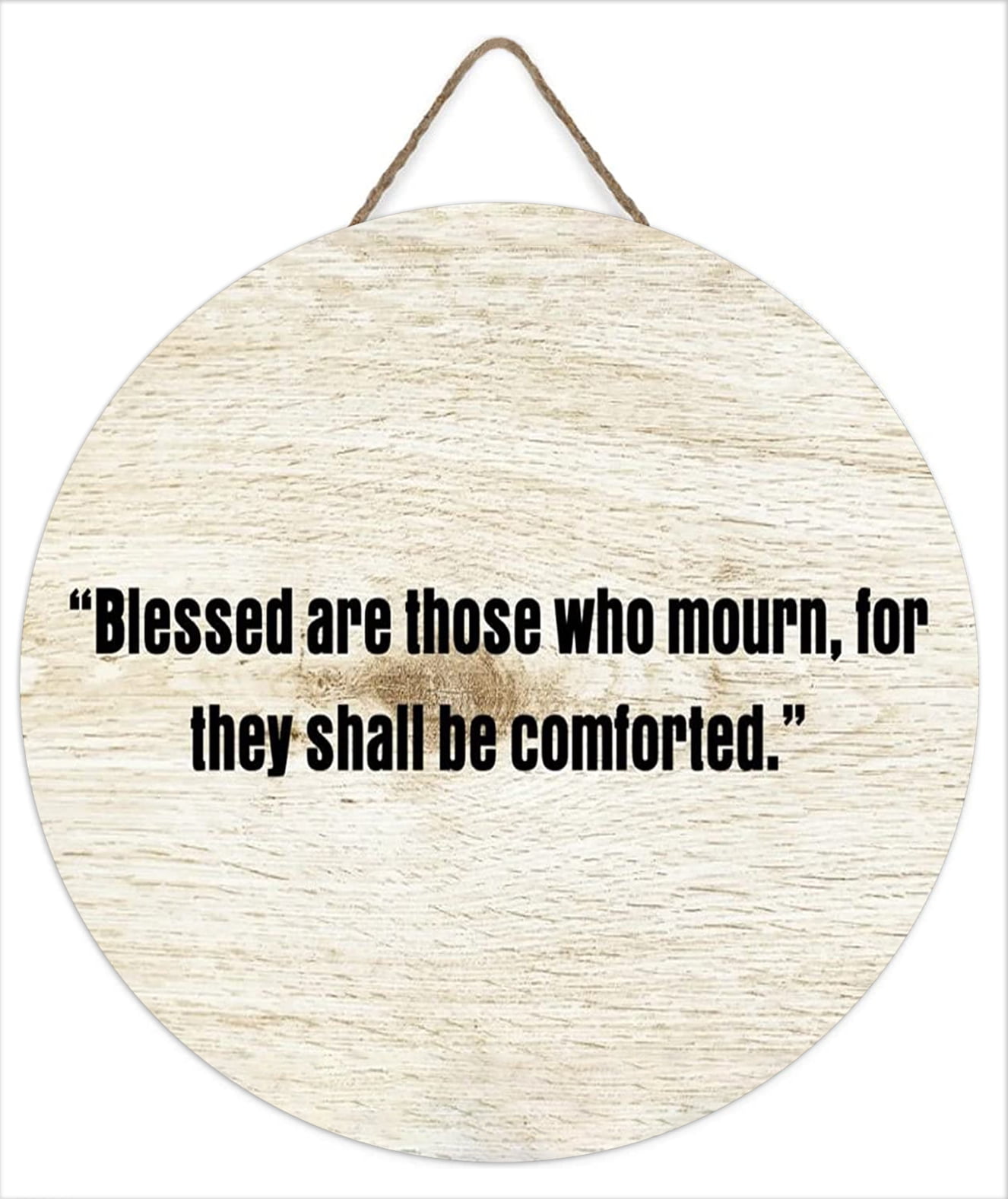 Welcome Sign for Front Door Blessed Are Those Who Mourn, for They Shall ...