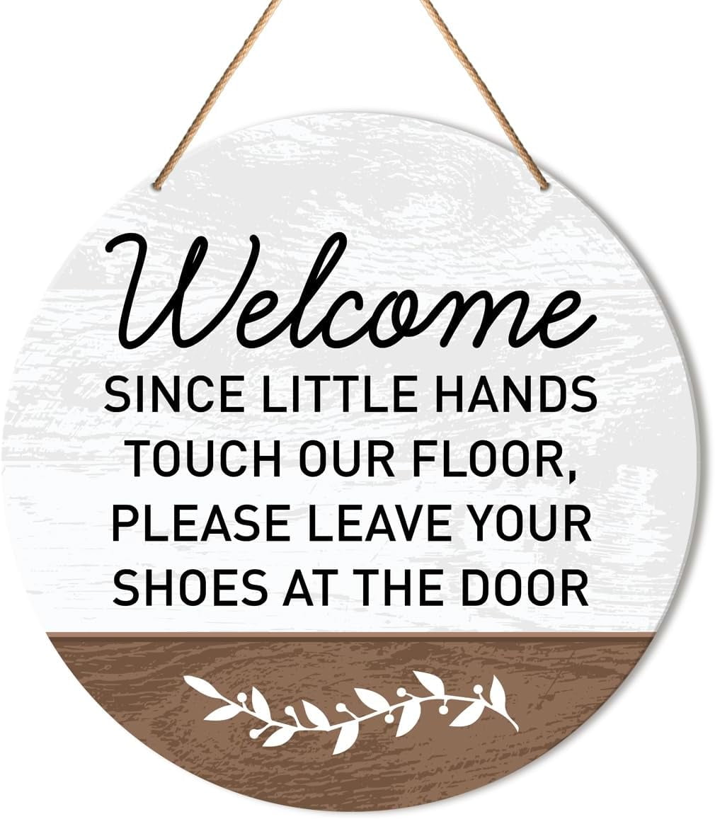 Welcome Sign Front Door Decor, Home Welcome Hanging Sign Decor ...