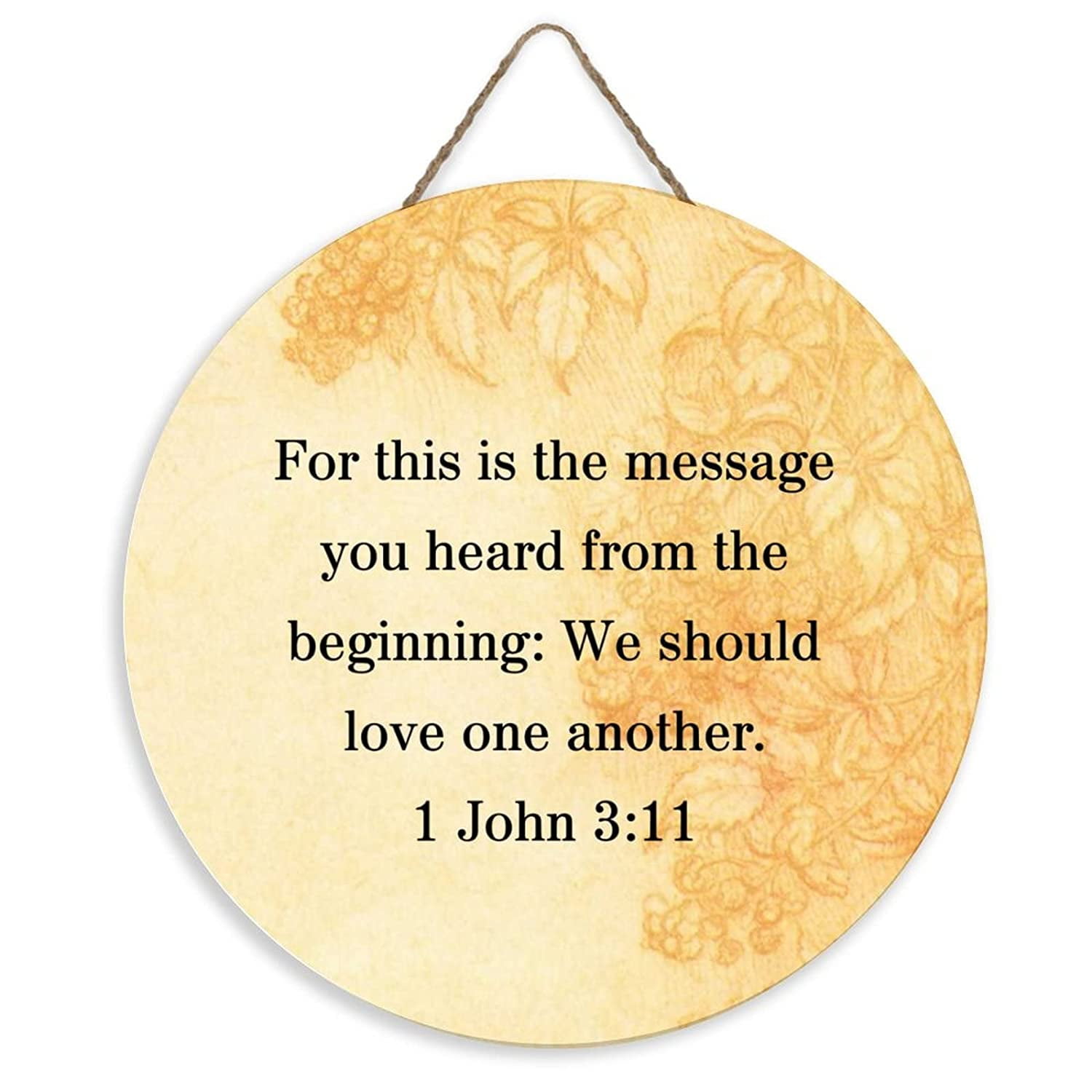 Welcome Sign Front Door Decoration, For This Is The Message You Heard from The Beginning We ...