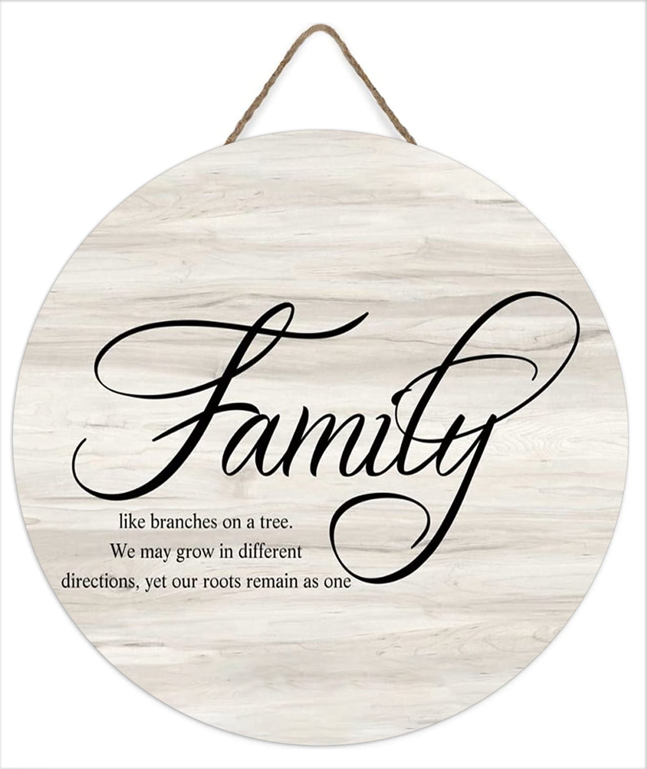 Welcome Sign for Front Door, Family Like Branches on A Tree. We May ...