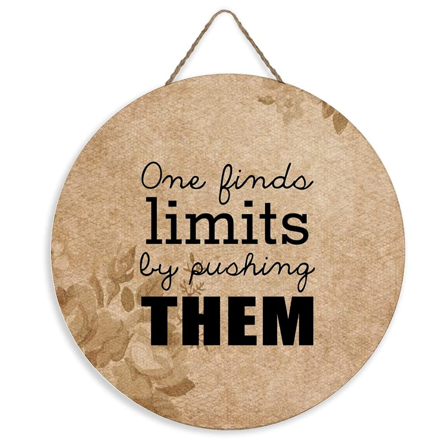 Welcome Sign for Front Door One Finds Limits by Pushing Them Porch ...