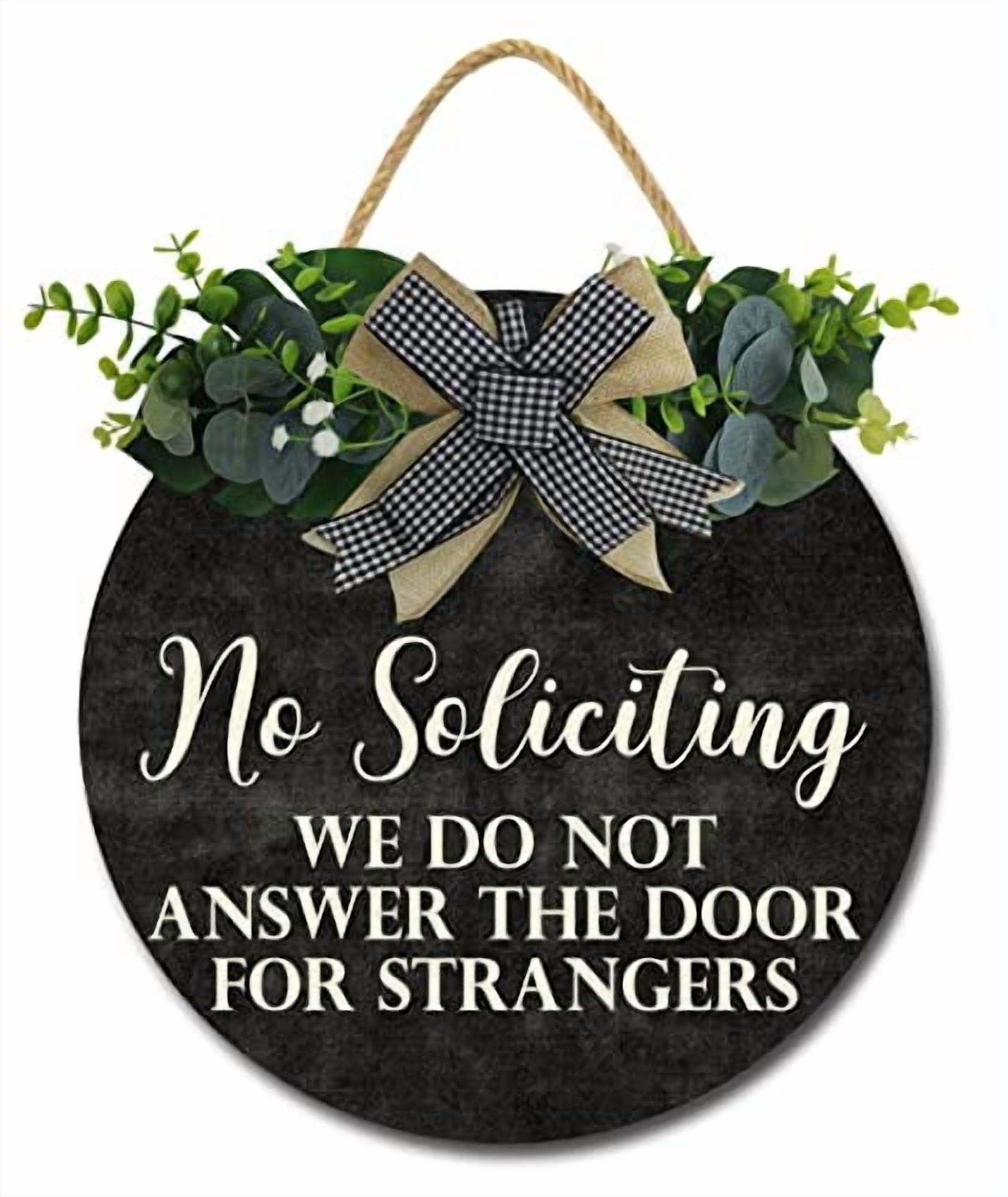 Welcome Sign for Front Door Outside Funny Wooden Door Sign For Front ...