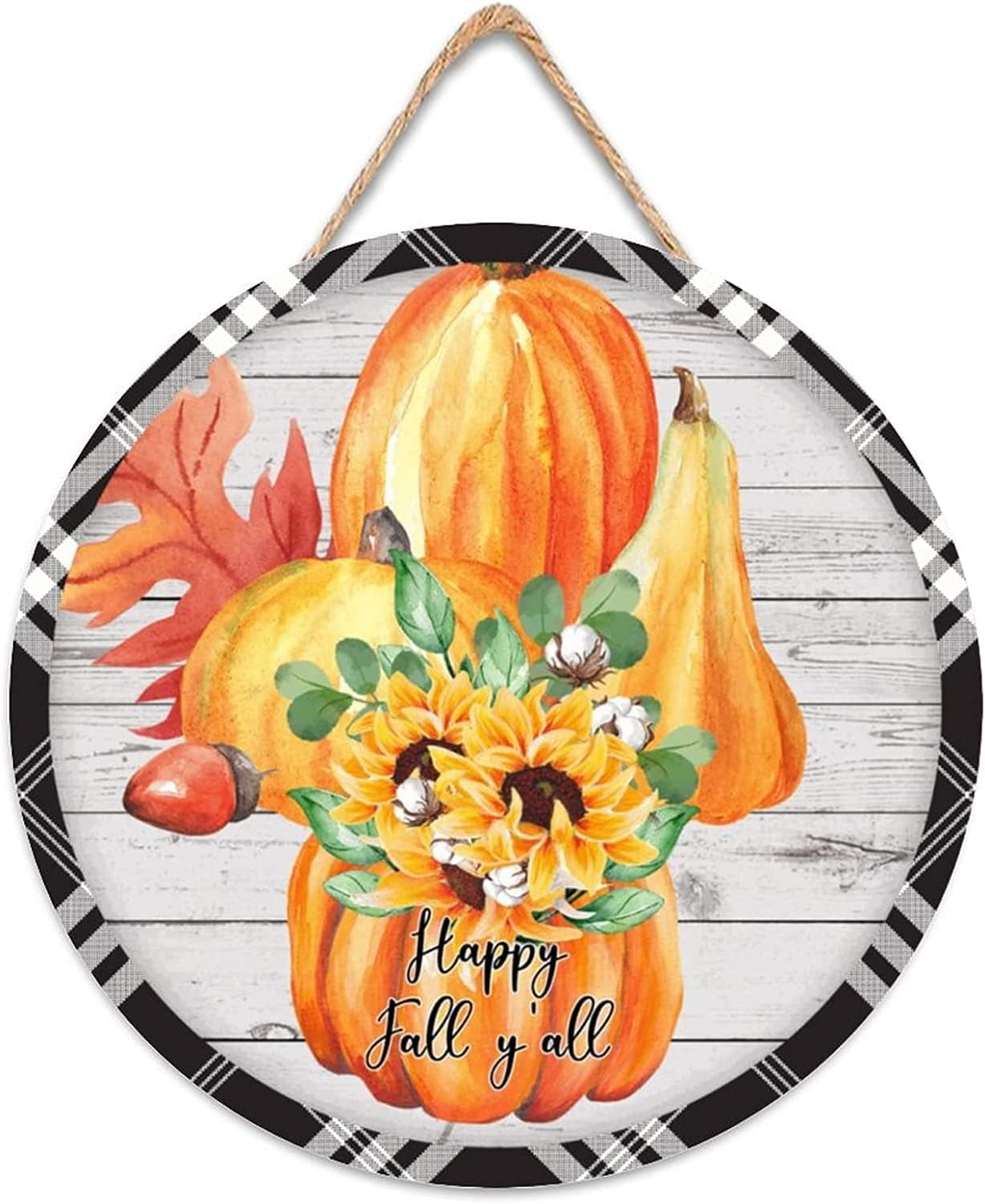 Welcome Sign for Front Door Outside Wooden Plaques Hanging for Front ...