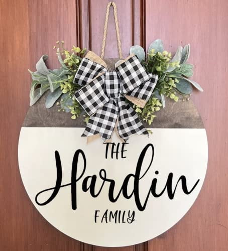 Welcome Sign for Front Door Personalized Front Door Signs Home Decor ...