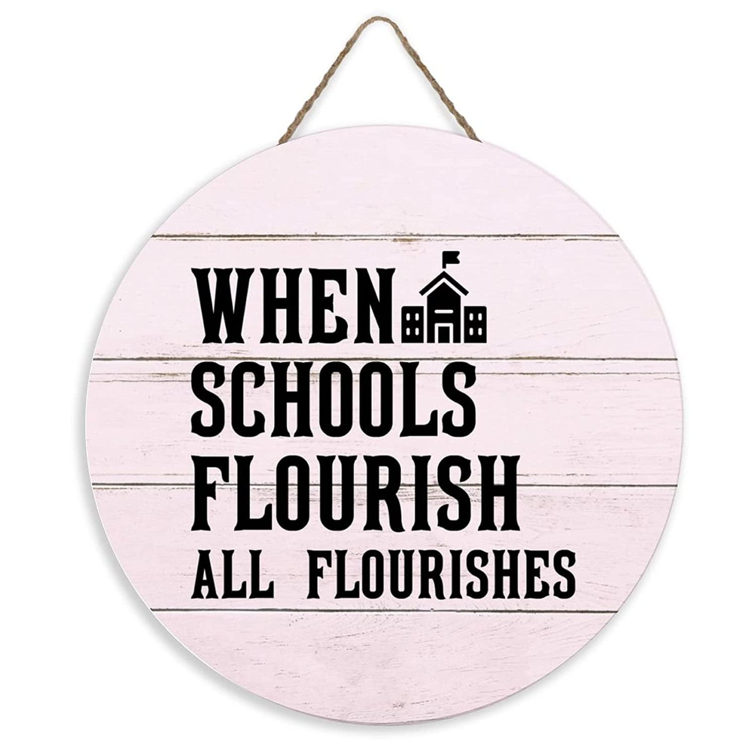 Welcome Sign for Front Door, When Schools Flourish, All Flourishes ...