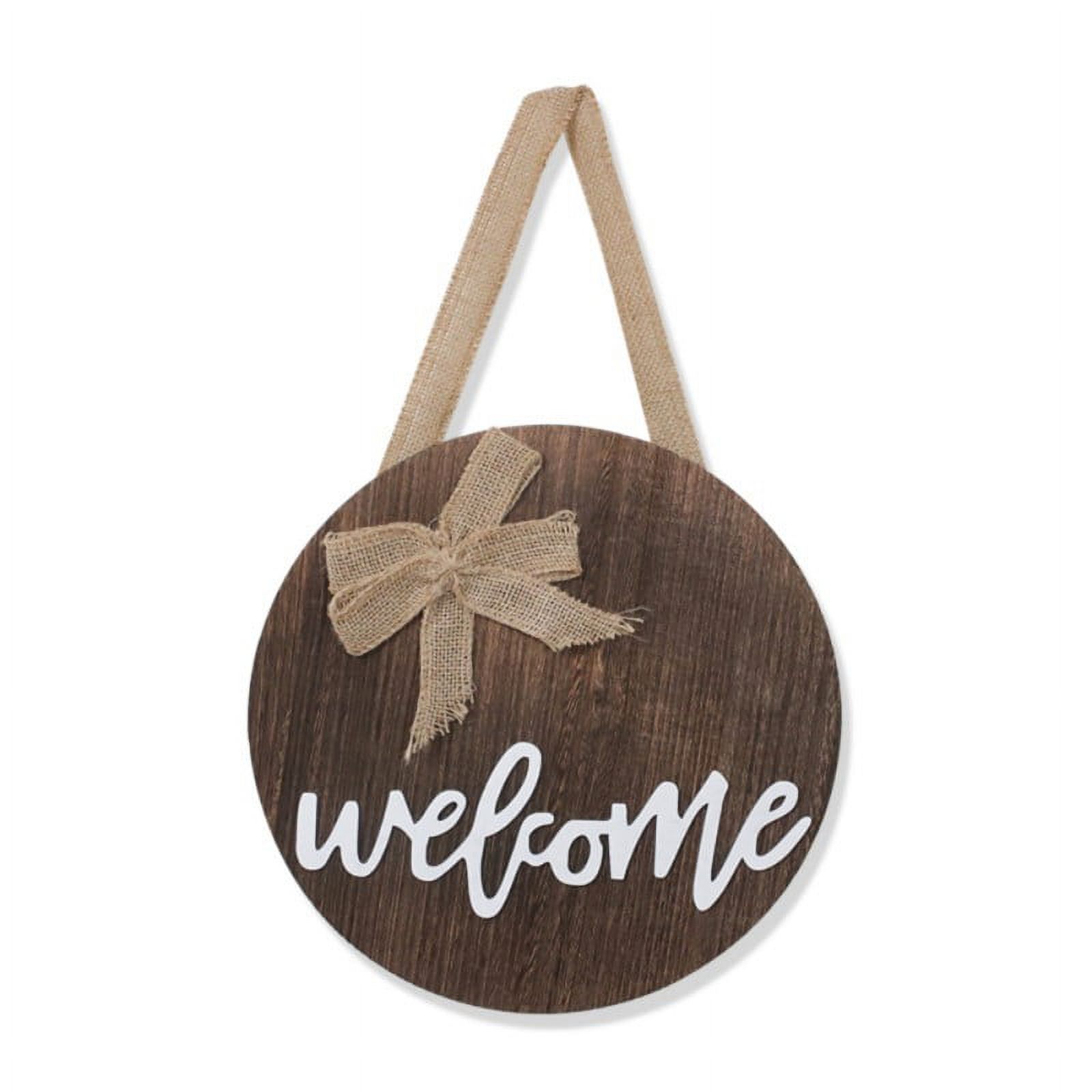 Welcome Sign Front Door - Wood Welcome Wreaths Sign For Rustic ...
