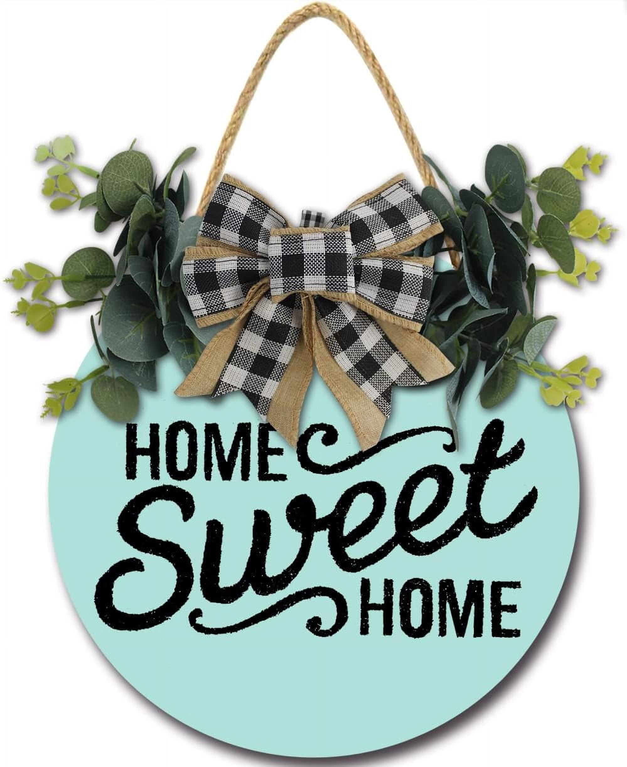 Welcome Sign Home Sweet Home for Front Porch Door Decor - Farmhouse ...