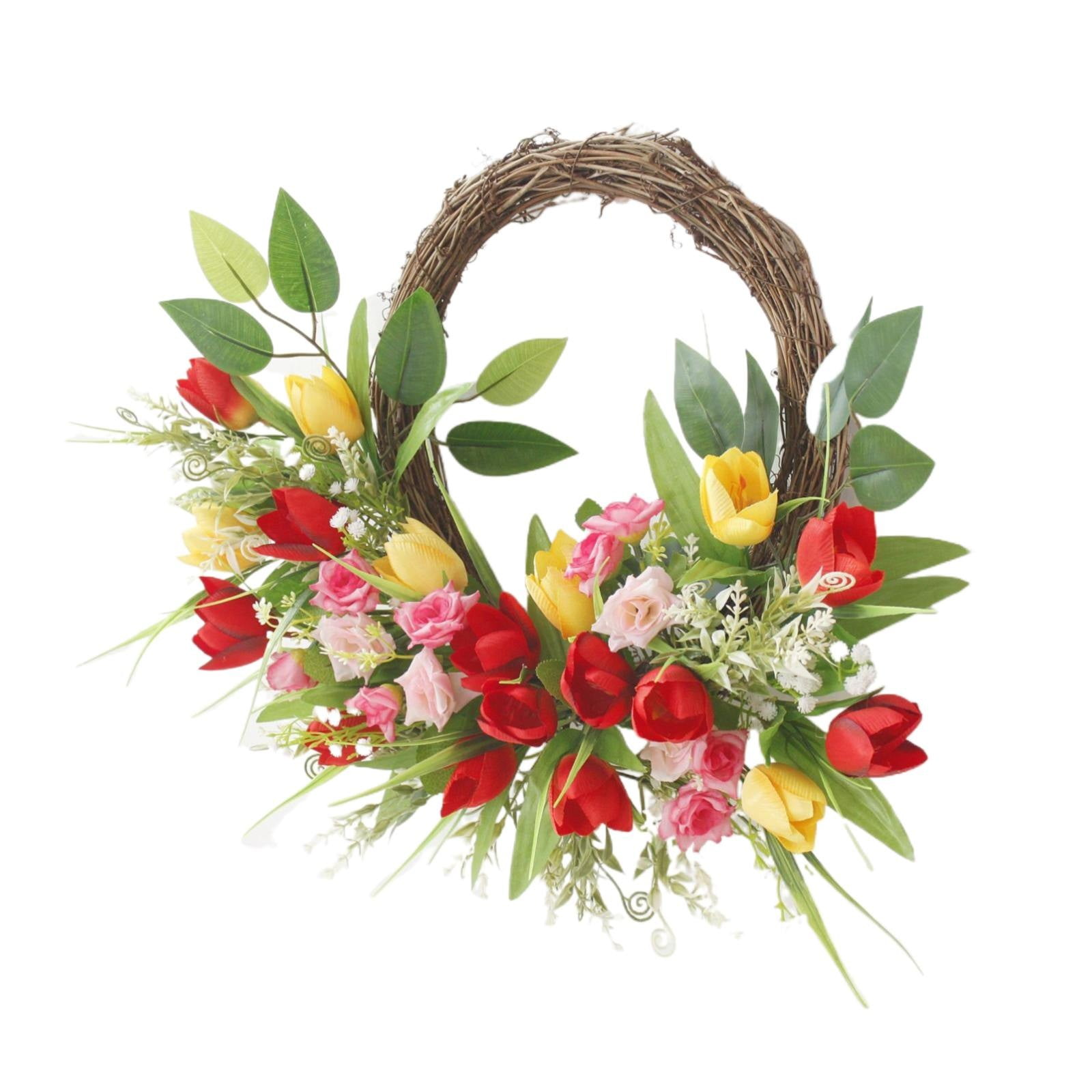 Welcome Sign Light Flower Garland Orange Decoration Artificial Garland ...