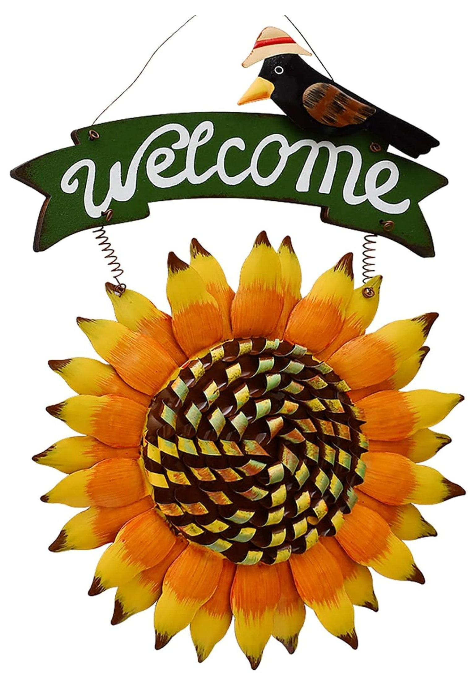 Welcome Sign Metal Hanging Welcome Plaque for Wall Front Door ...