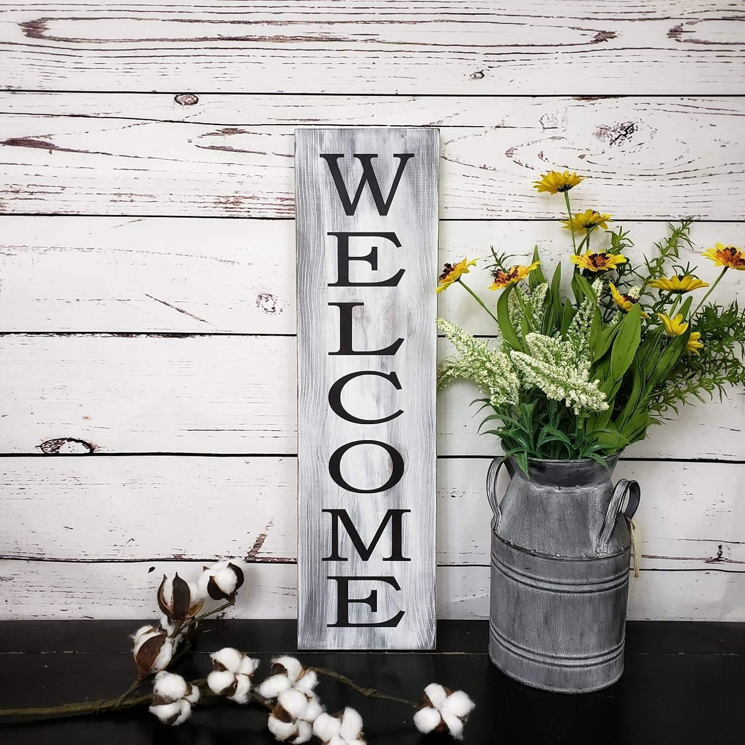 Welcome Sign Welcome Sign for Front Door Vertical Welcome Sign ...