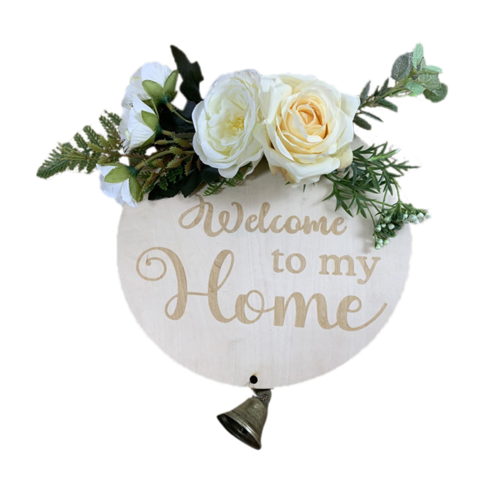 Welcome Sign Wood Flower Spring Door Sign Wedding Door Sign Welcome ...